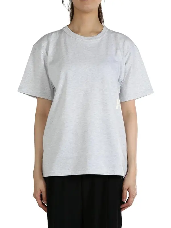 Alexander Wang Essential Short Sleeve T-shirt - 050 Light Heather Grey