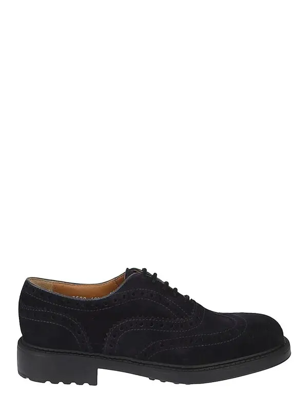 DOUCAL'S Suede Derbies - Blue
