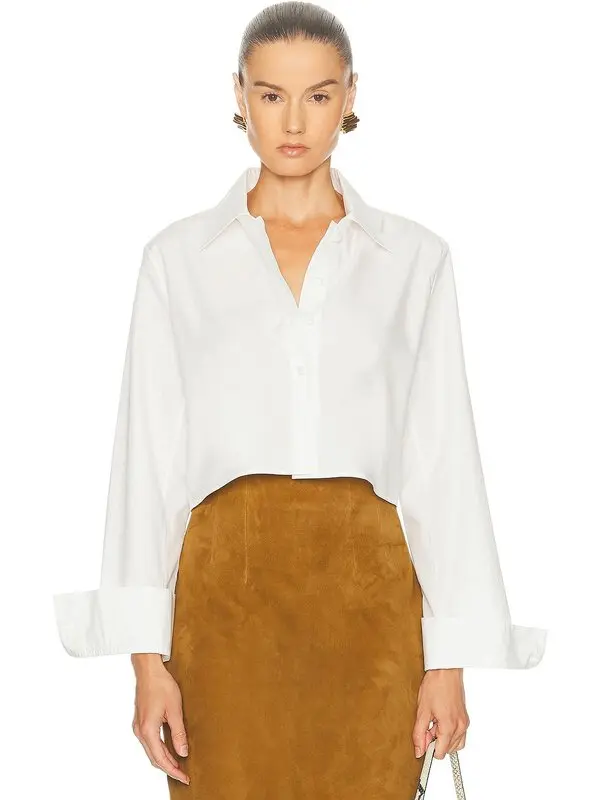 Khaite Jasen Top - Chalk
