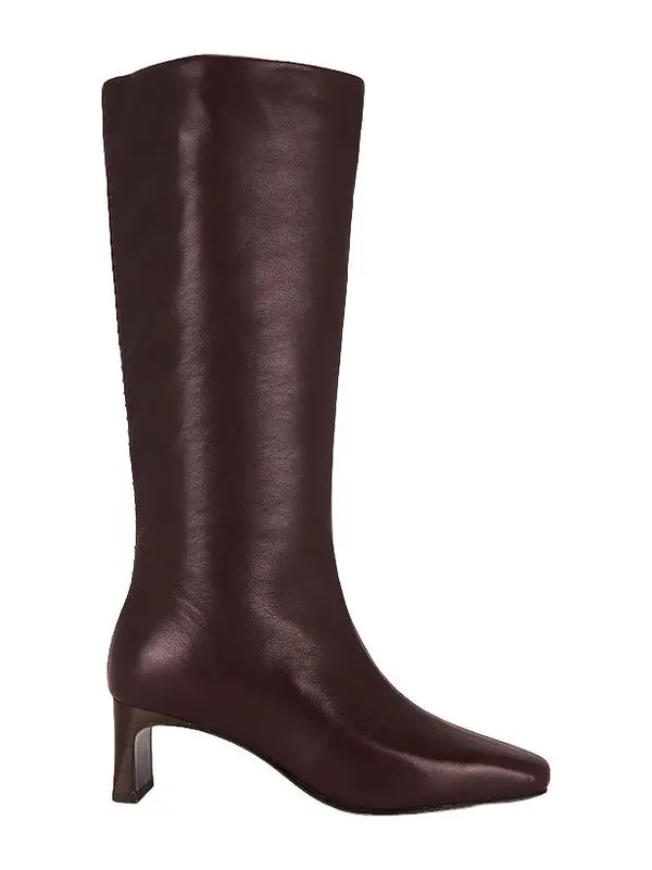 Rag & Bone Astor Leather Boots - Bordeaux