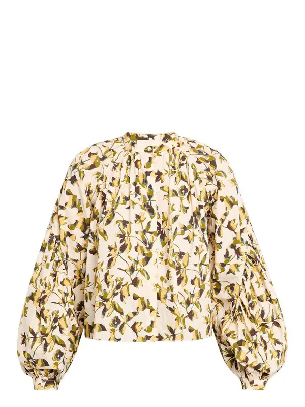 Ulla Johnson Rowena Long-sleeve Blouse - Lucent