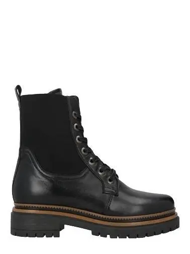 MJUS Leather Ankle Boots - Black