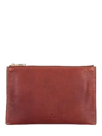 Il Bisonte Leather Pouch - Brown