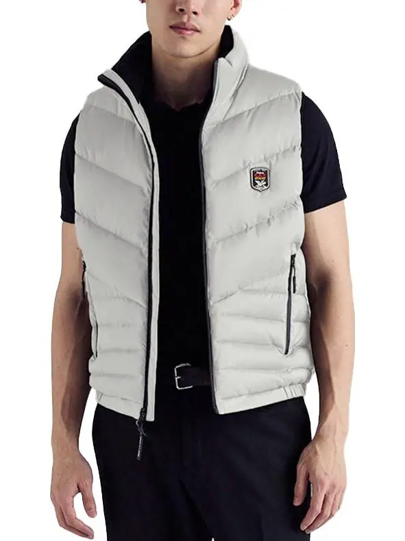 TRIPLE F.A.T. GOOSE Andrus Puffer Down Vest - Quiet Grey