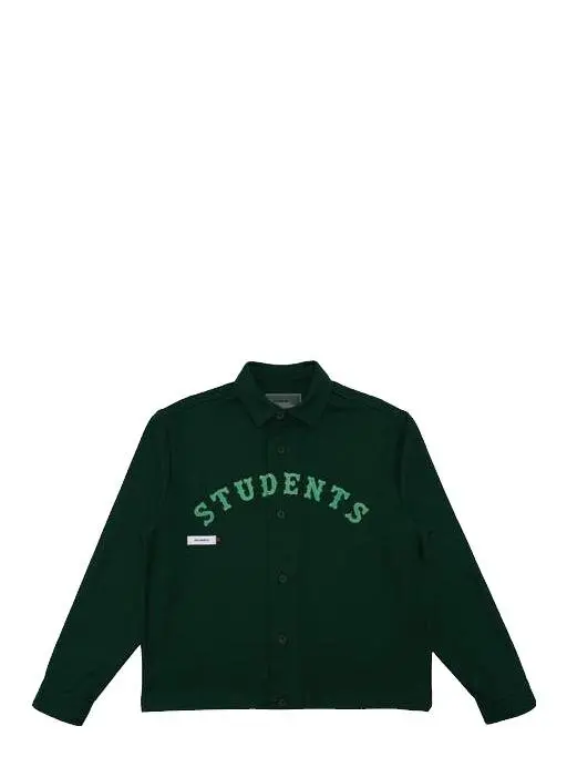 STUDENTS Marshall Wool Blend Shirt Jacket - Hunter