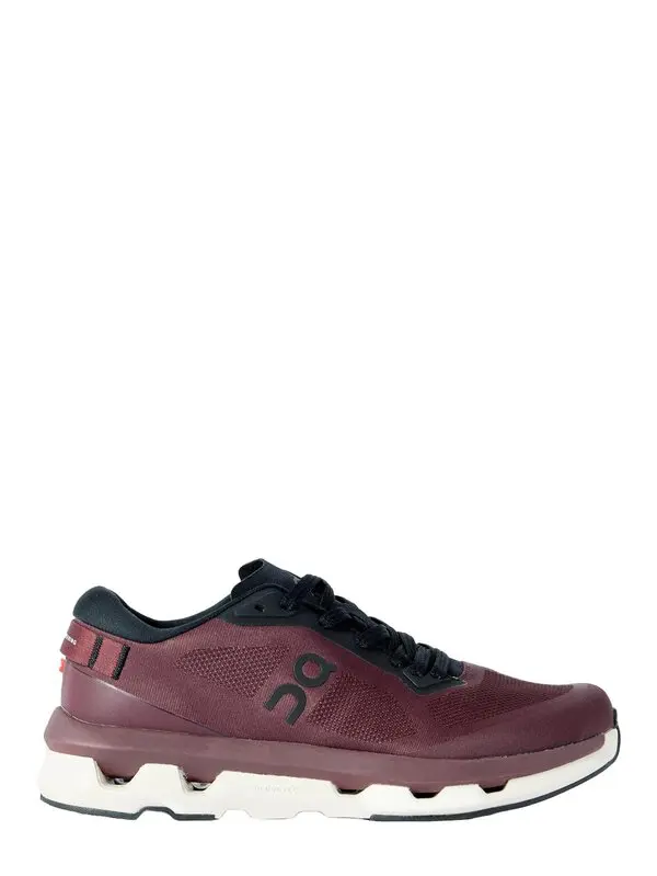 On Cloudzone Recycled-knit Sneakers - Burgundy