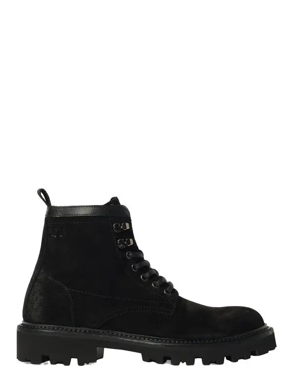 Hugo Boss Lace-up Boot - Black