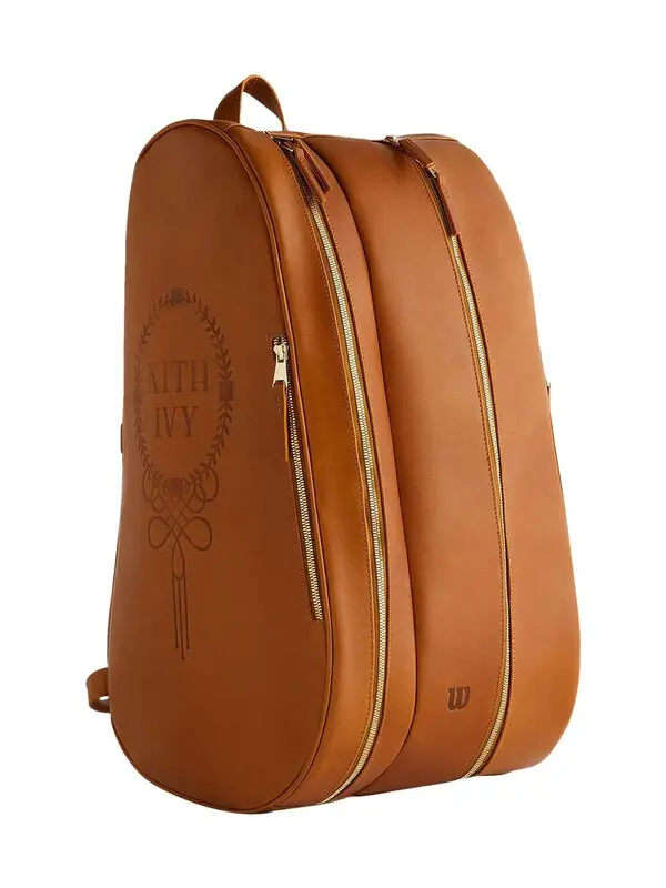 Kith Ivy For Wilson Leather Padel Bag - Tan