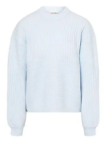 THE COUTURE CLUB Oversized Knitted Jumper - Lightblue