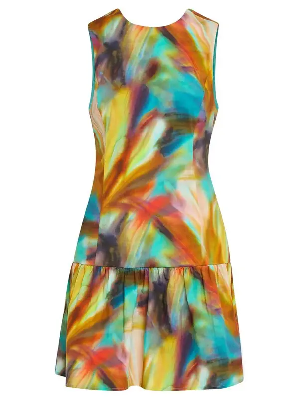 MARIE OLIVER Marilyn Drop-waist Mini Dress - Fauna