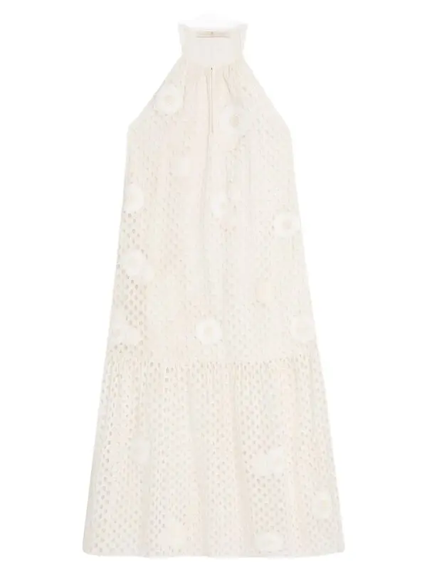 MARIE OLIVER Adley Eyelet-embroidered Cotton Maxi Dress - Bora Bora