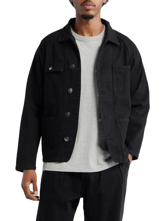 SERVICE WORKS Organic Cotton Denim Jacket - Dark Wash