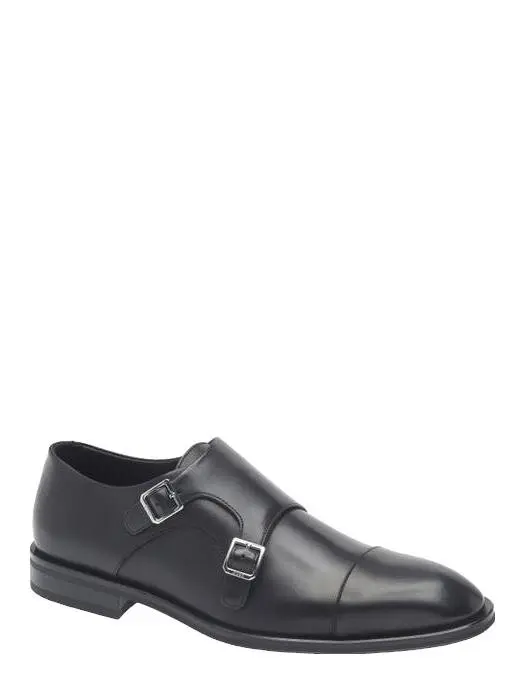 Hugo Boss Derrek Double Monk Strap Shoe - Black