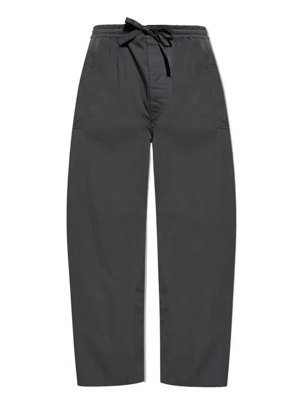 LEMAIRE Loose-fit Cotton Trousers - Grey