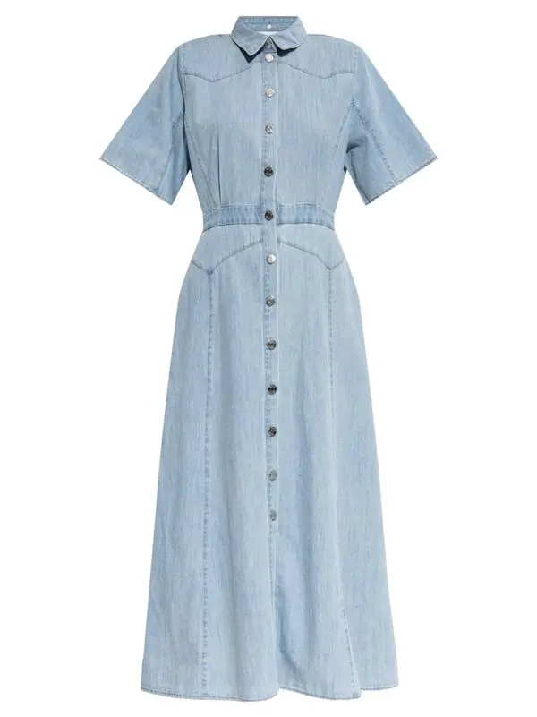 GESTUZ Gzsauda Denim Dress - Blue