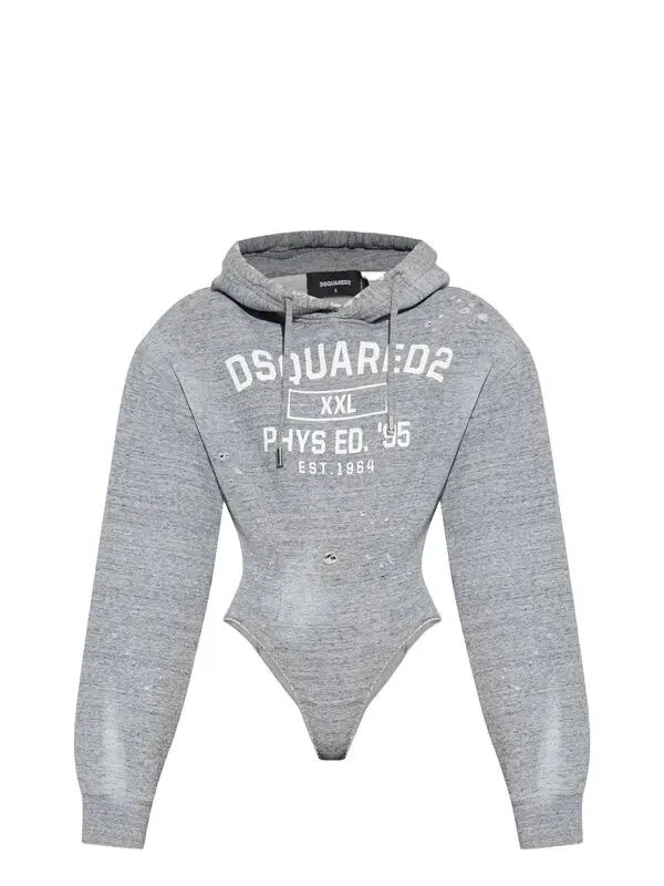 Dsquared2 Hooded Bodysuit - Grey