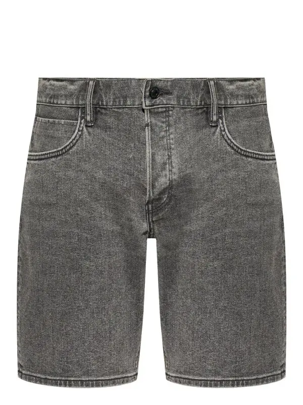 All Saints Switch" Denim Shorts - Grey