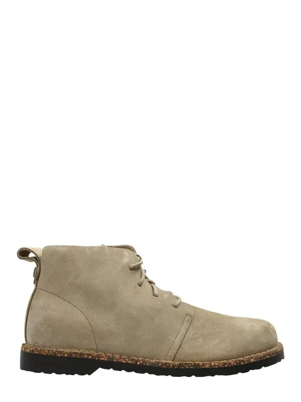 BIRKENSTOCK Uppsala Mid Suede Ankle Boots - Beige