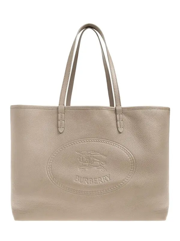 Burberry Highlands Medium Shopper Bag - Grey