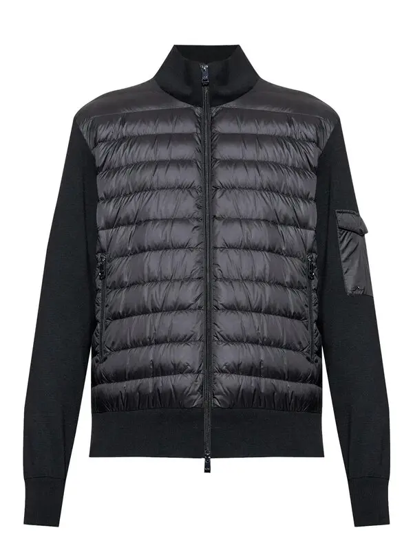 Paul & Shark Quilted Down Jacket - Black