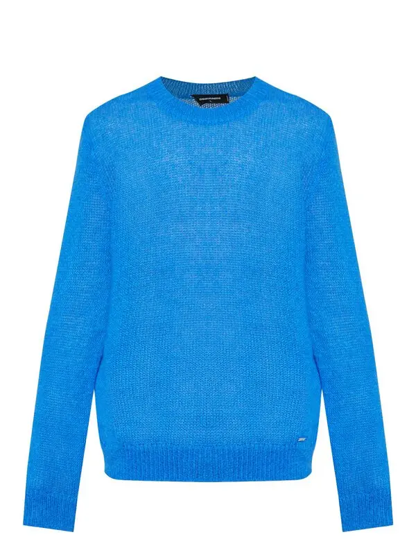 Dsquared2 Mohair Blend Sweater - Blue