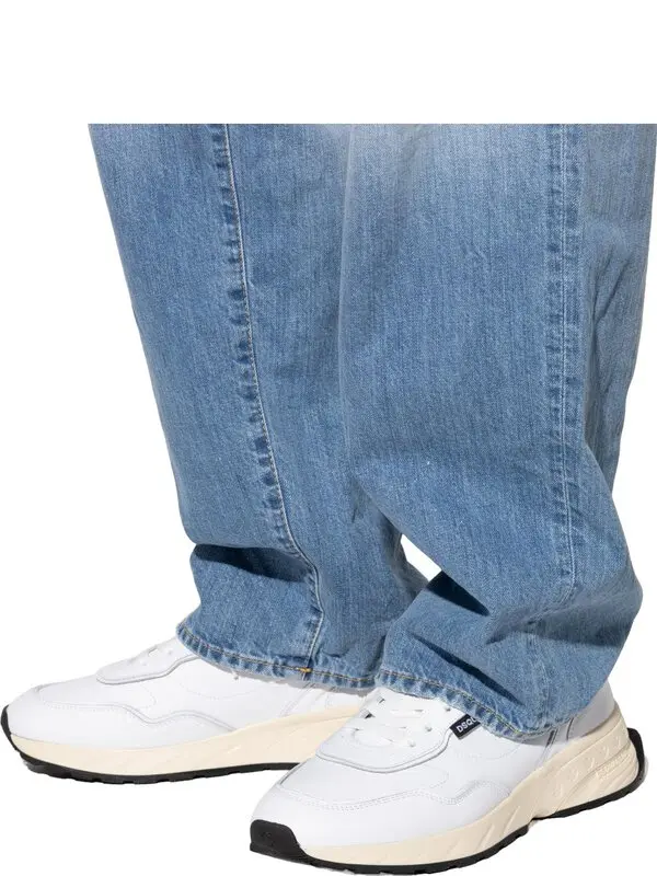 Dsquared2 Sprinter Leather Trainers - White