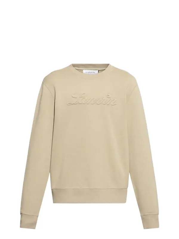 LANVIN Sweatshirt With Logo - Beige