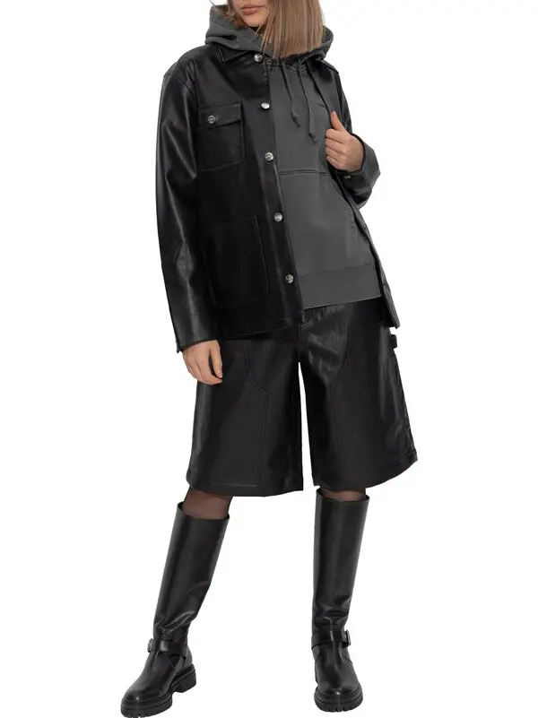 Carhartt Work In Progress Eco-leather Jacket - Black