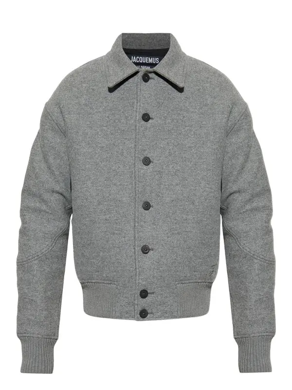 Jacquemus Feltro Wool Jacket - Grey