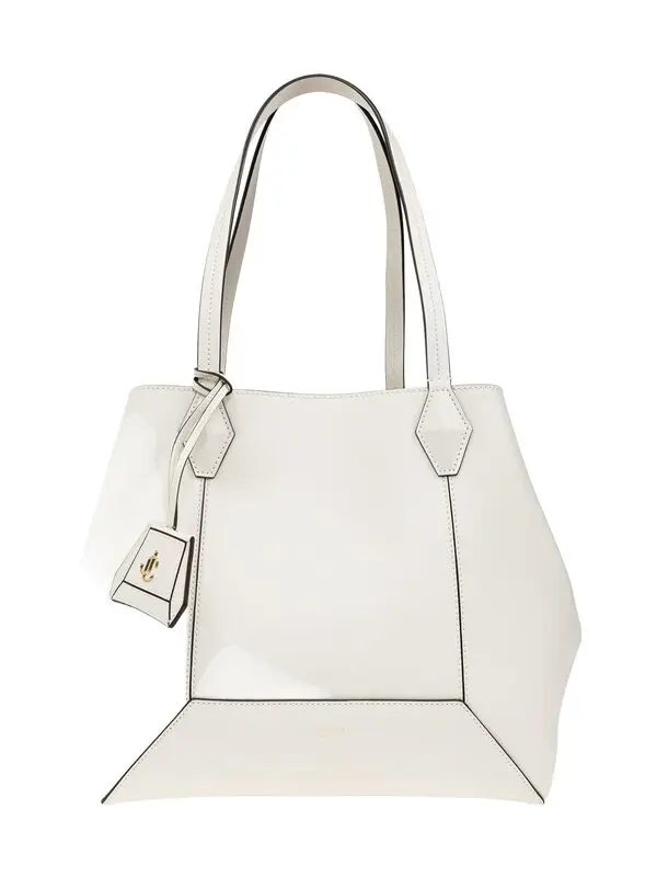 JIMMY CHOO Diamond Medium Shopper Bag - Cream