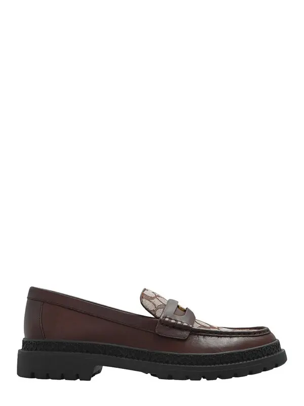Coach Signature Loafers - Brown