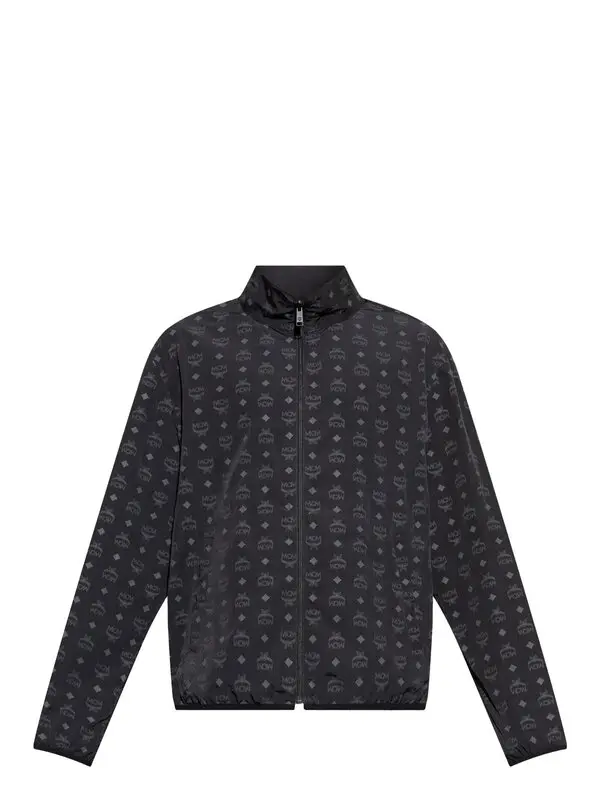 Mcm Logo Jacket - Black