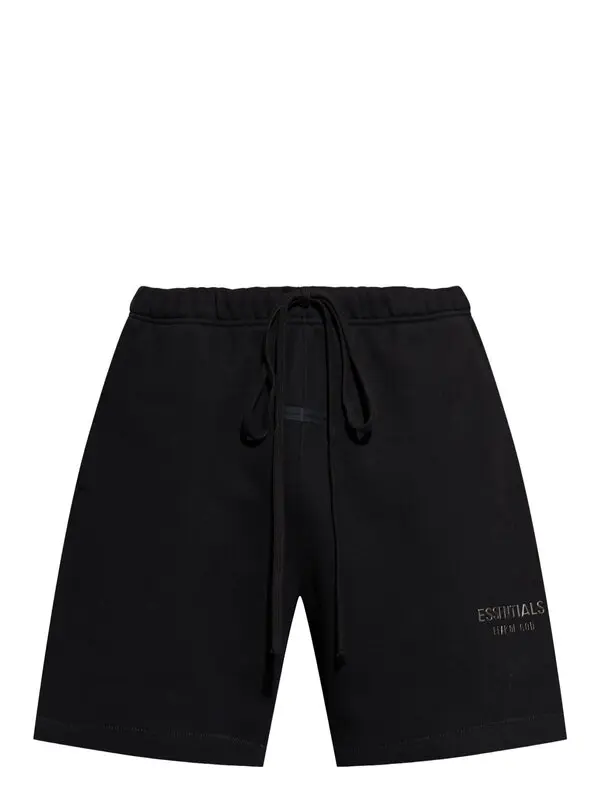 Fear Of God Logo-printed Shorts - Black