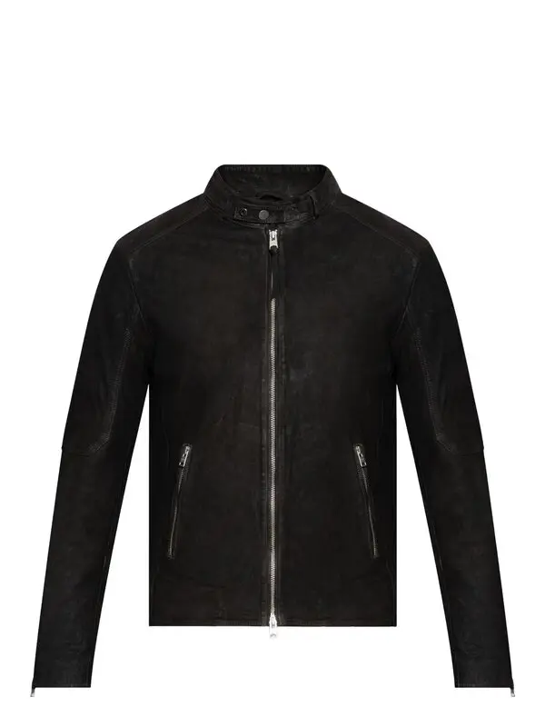 All Saints Cora Leather Jacket - Black