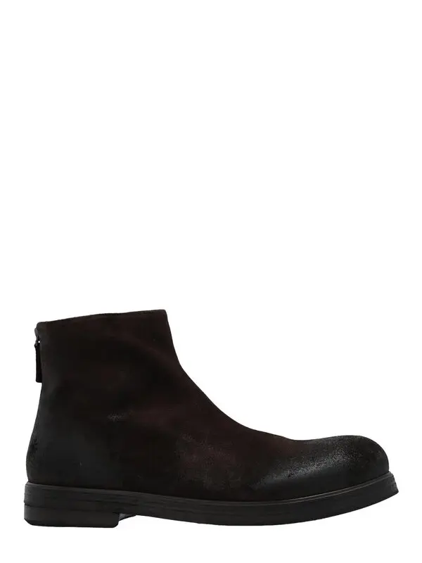 Marsèll Zucca Zeppa Leather Ankle Boots - Brown