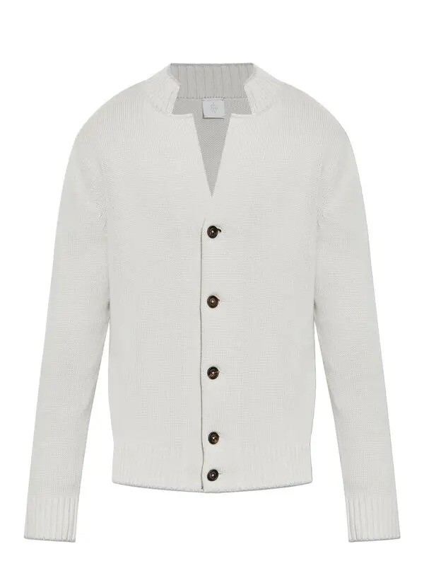 Eleventy Wool Cardigan - Cream
