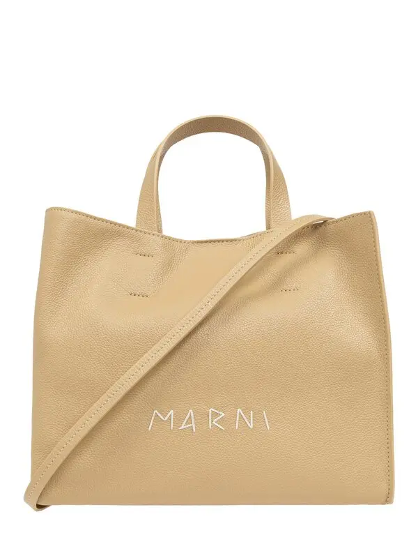 Marni Museo Shopper Bag - Beige