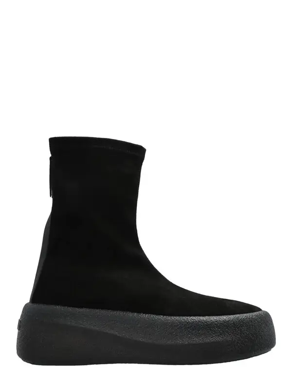VIC MATIE Suede Platform Shoes - Black