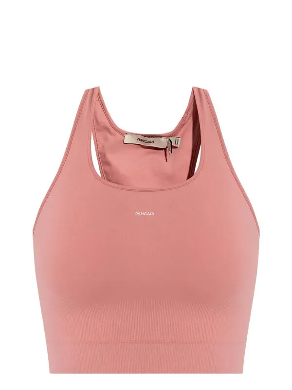 PANGAIA Logo Compression Crop Top - Multicolor