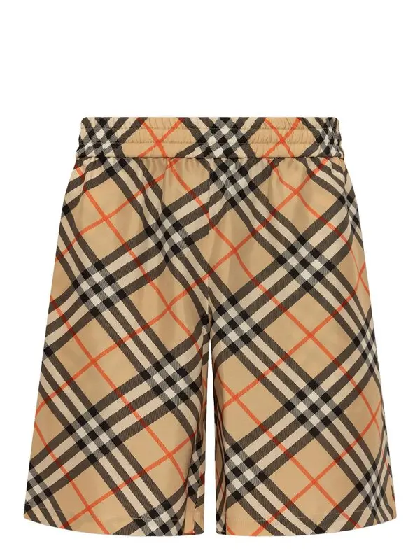 Burberry Silk Shorts - Beige
