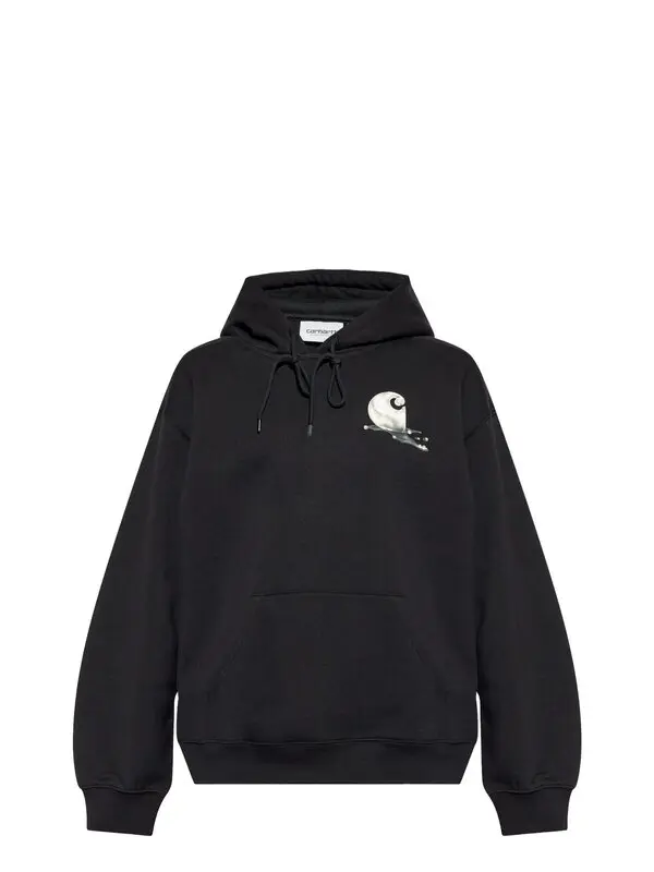Carhartt Work In Progress Printed Hoodie - Black