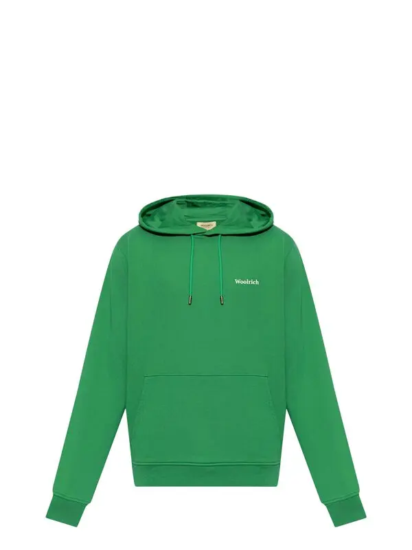 Woolrich Hooded Cotton Sweatshirt - Green
