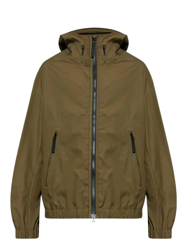 Stone Island Logo Cotton Jacket - Green