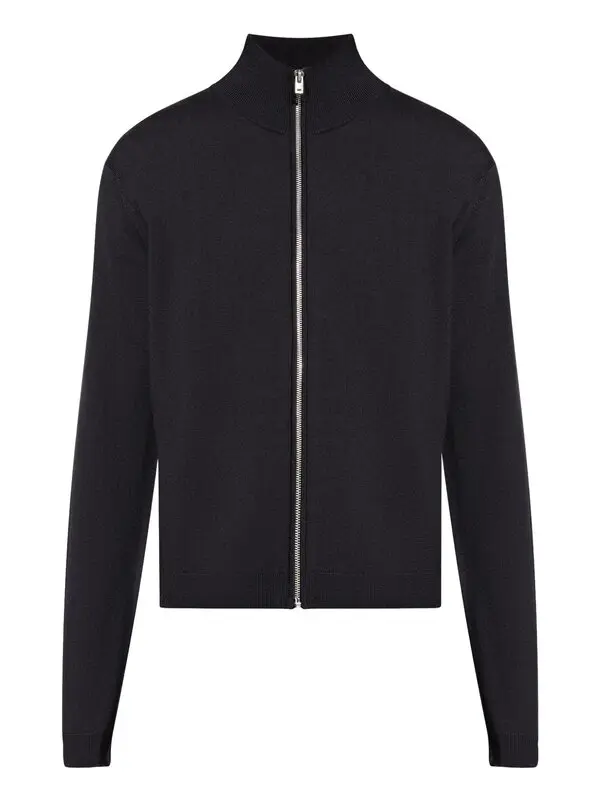 Acne Studios Navy Wool Cardigan - Navy Blue