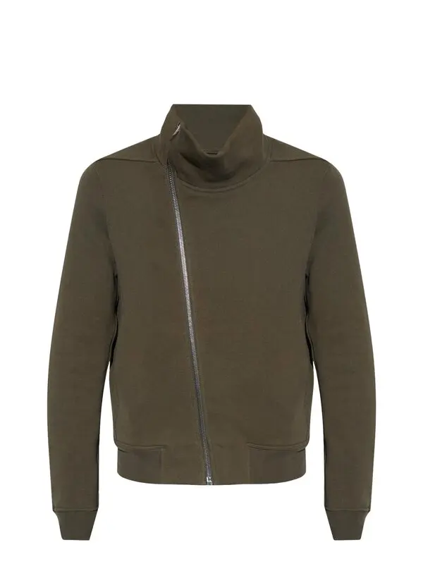 Rick Owens Bauhaus Ribbed Knit Sweatshirt - Green