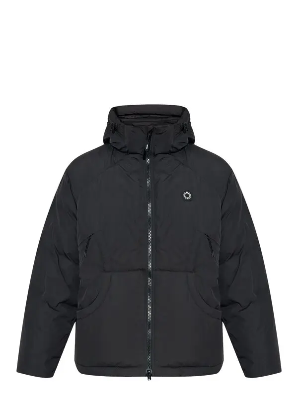 Kenzo Puffer Jacket With Logo - Black
