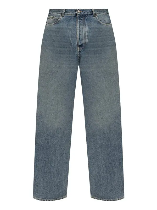 Balenciaga Logo Jeans - Blue