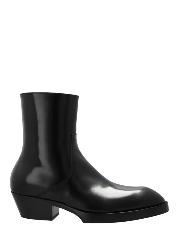Bottega Veneta Leather Heeled Shoes - Black