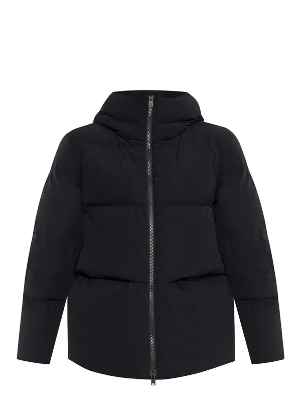 Woolrich Down Jacket With Hood - Black