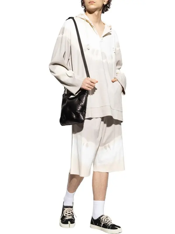 MAISON MARGIELA Oversized Tie-dye Hoodie - Grey